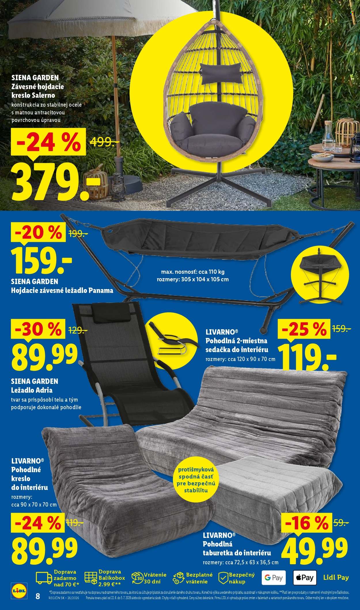 LIDL leták • Online magazín • Od pondelka 22.6.2026